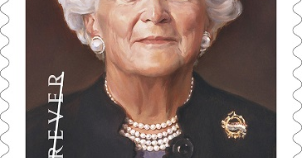 USPS Unveils Barbara Bush Stamp